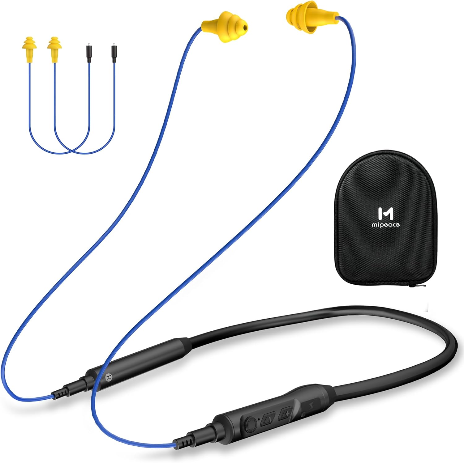 Mipeace Wireless Bluetooth Earbuds with Interchangeable Plugs-Bluetooth ...