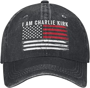 I Am Charlie Kirk Hats for Men I Am Charlie Ball Cap I Am Charlie Kirk ...