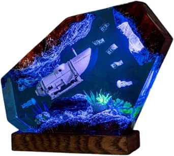 Submarines Explore The Ocean Night Light, Corals Lamps, Handmade Ocean ...