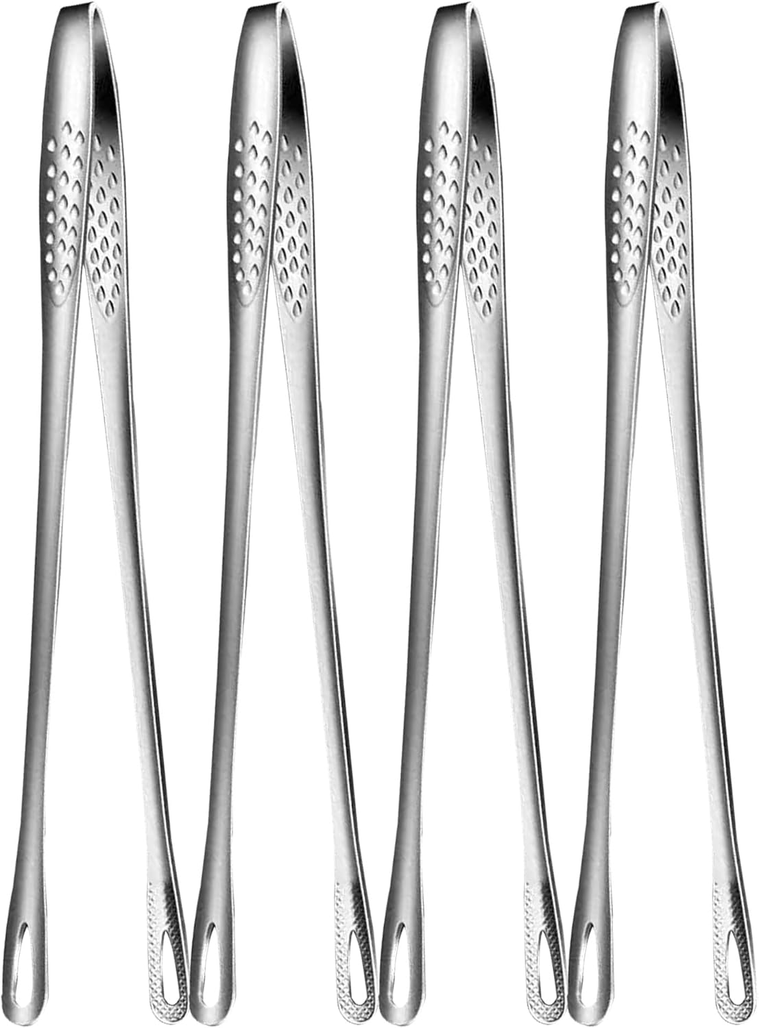 Amazon.com: 4 Pcs 11 Inches Korean BBQ Tongs Stainless Steel Grill ...