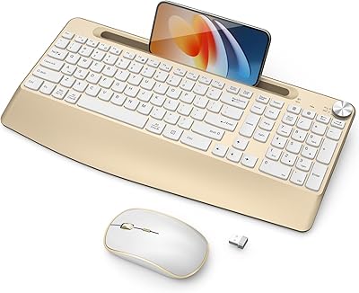 Amazon.com: JOYACCESS Wirless Keyboard and Mouse, Ergonomic Wireless ...