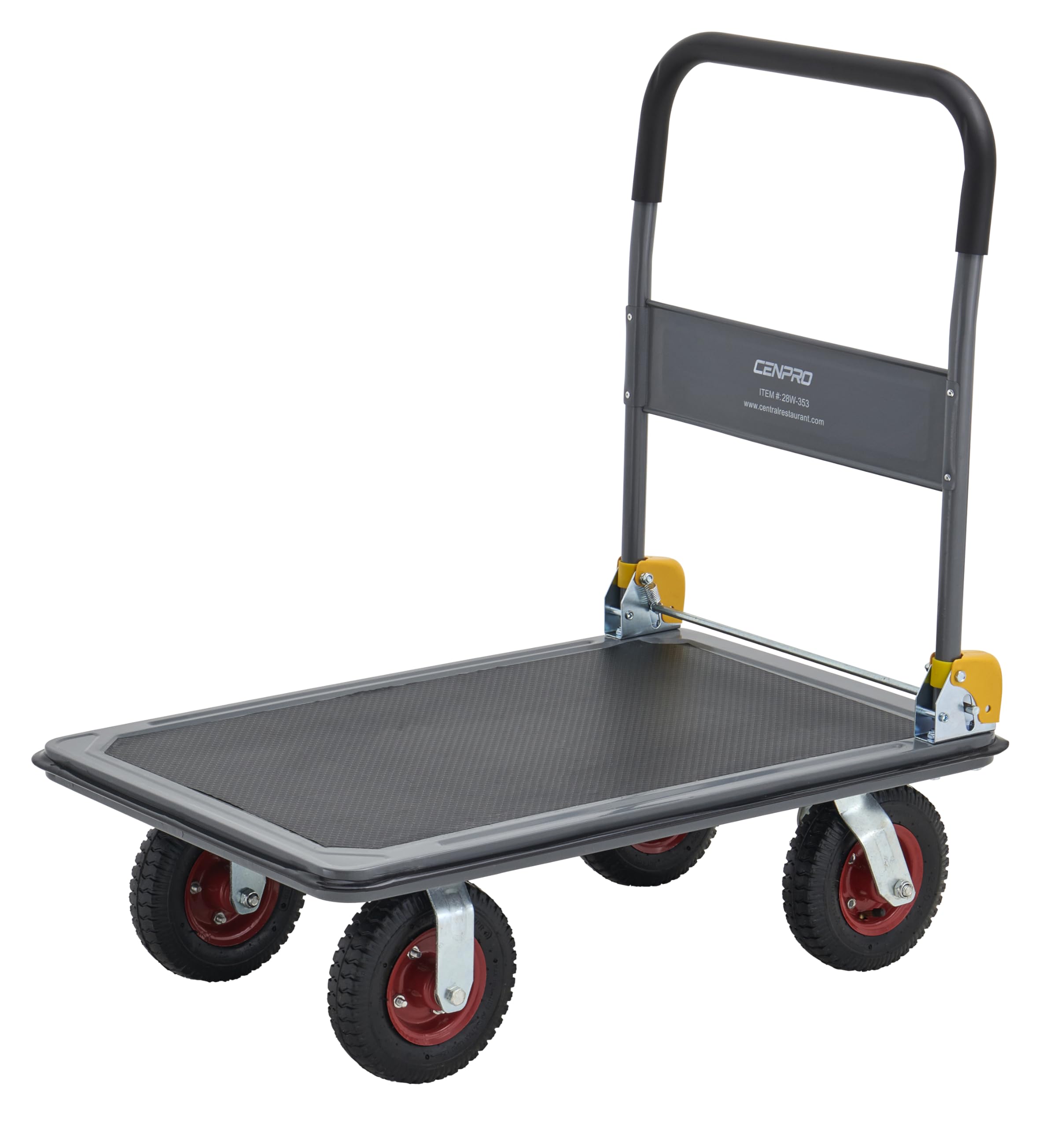 Amazon.com: CenPro 28W-353 Big Wheel Platform Truck : Industrial ...