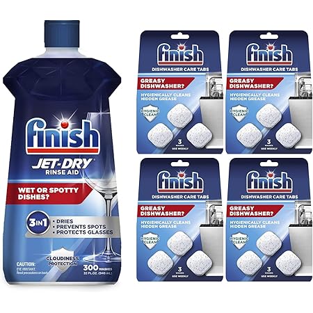 Amazon.com: Finish Jet-Dry Rinse Aid, Dishwasher Rinse and Drying Agent ...