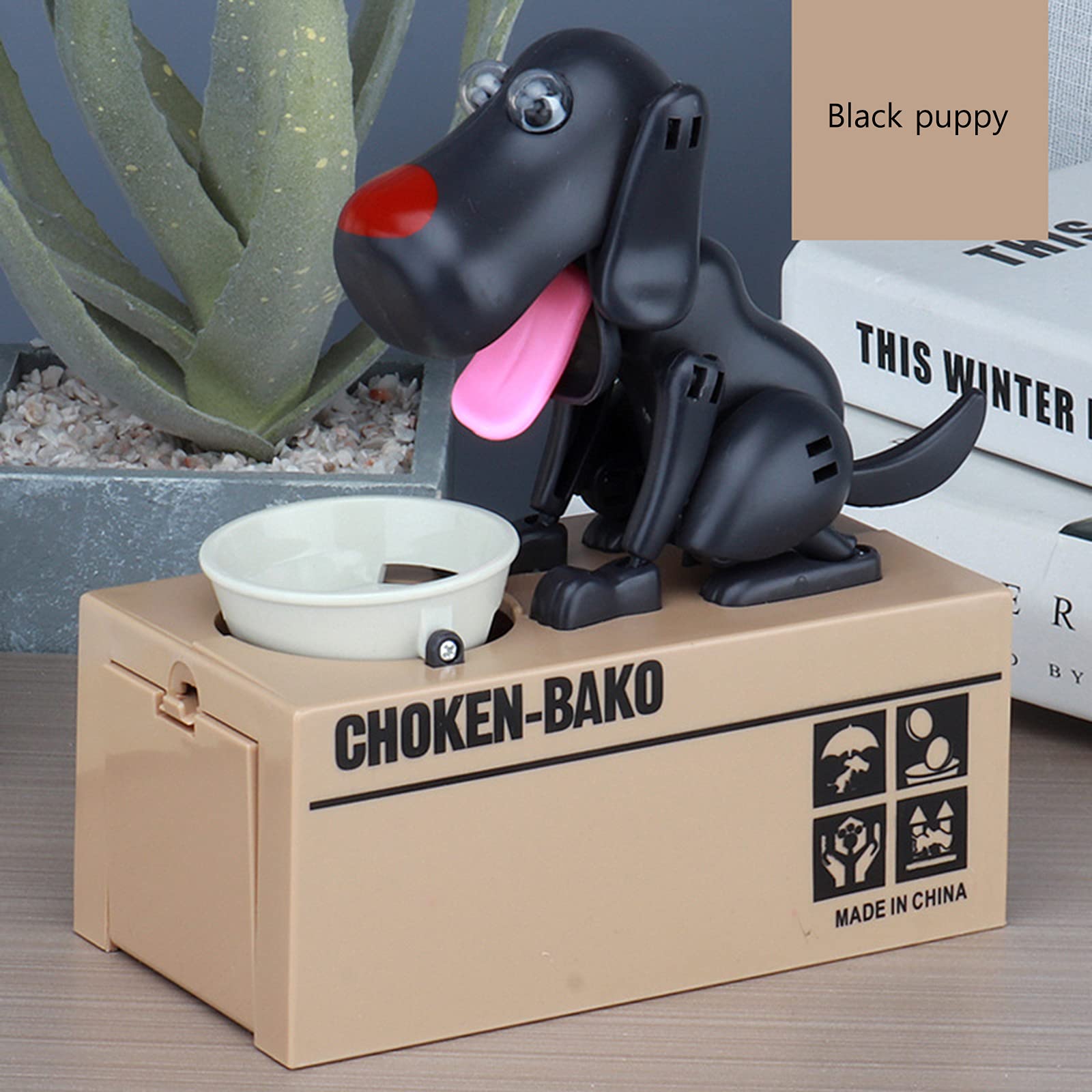 Dog Counting Money Buy Eat Money Dog Coin Bank Puppy Money Saving Box