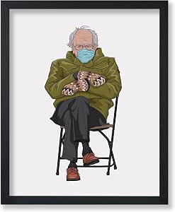 Amazon.com: Poster Master Bernie Sanders Poster - Old Man Sitting Print ...