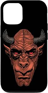 Amazon.co.jp: iPhone 14 Devil Lucifer's Most Scary Face 666 Gothic ...