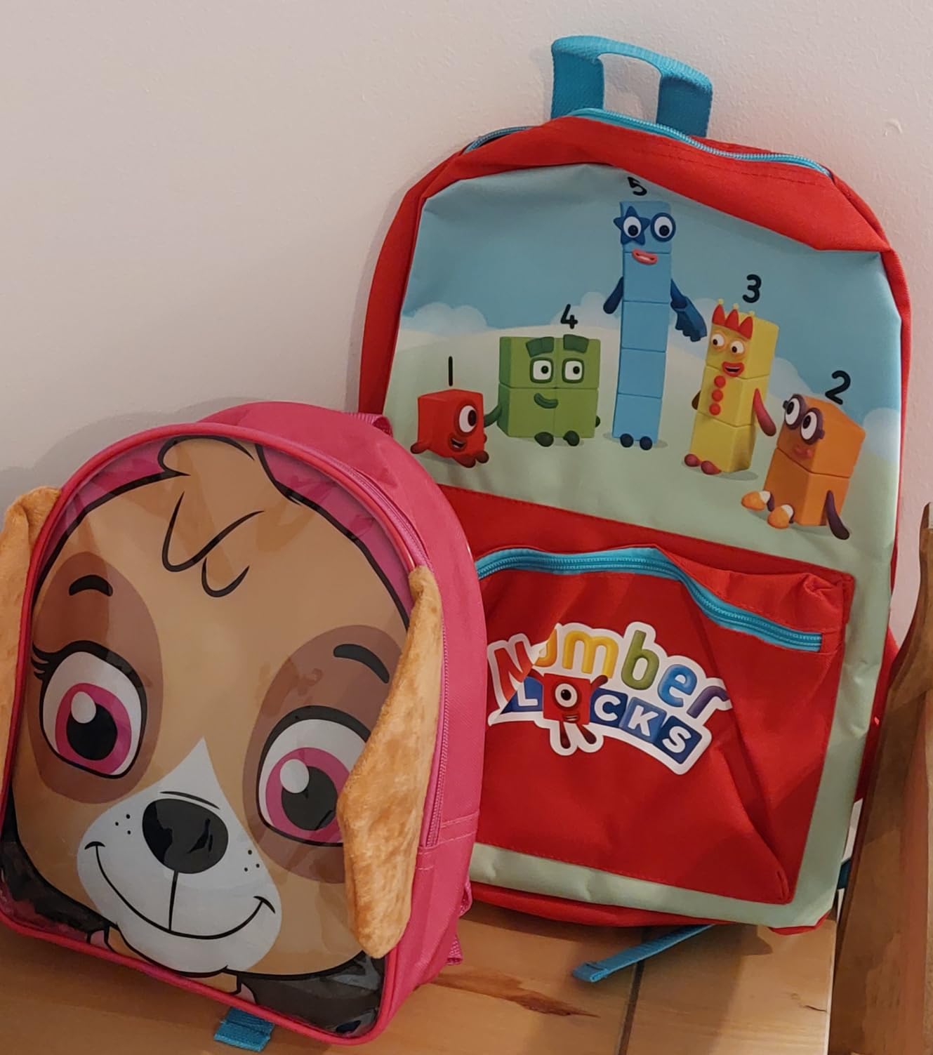 Numberblocks Kids Backpack 4 Piece School Set Including Lunch Bag ...