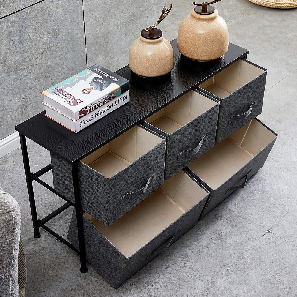 Huisen Furniture Bedroom Chest of 5 Drawers Living Room Long TV Stand ...