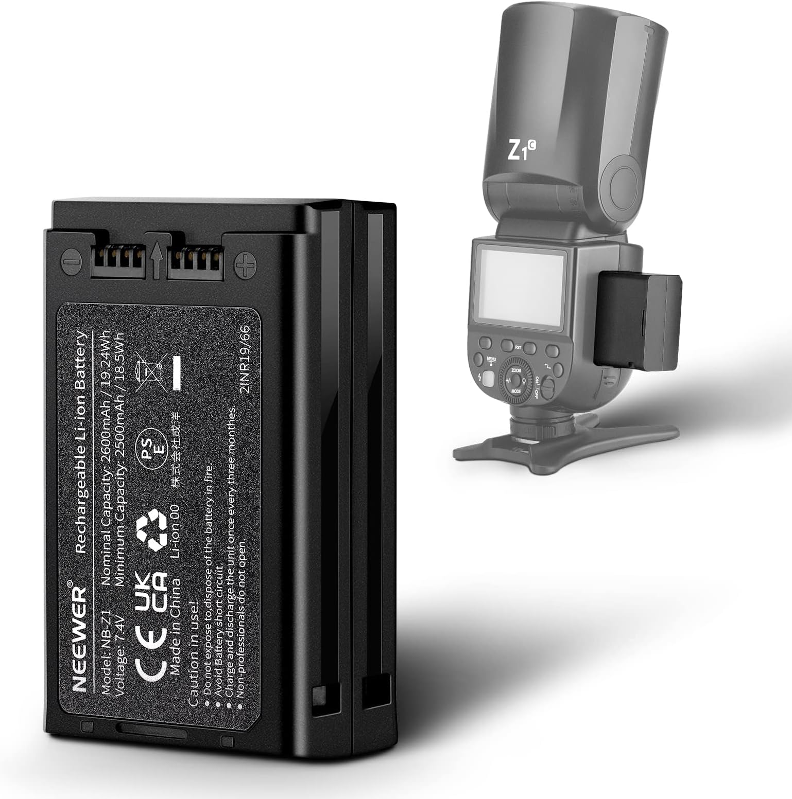 Amazon.com: GODOX VB26A DC 7.2V 3000mAh 21.6Wh Lithium Battery Power ...