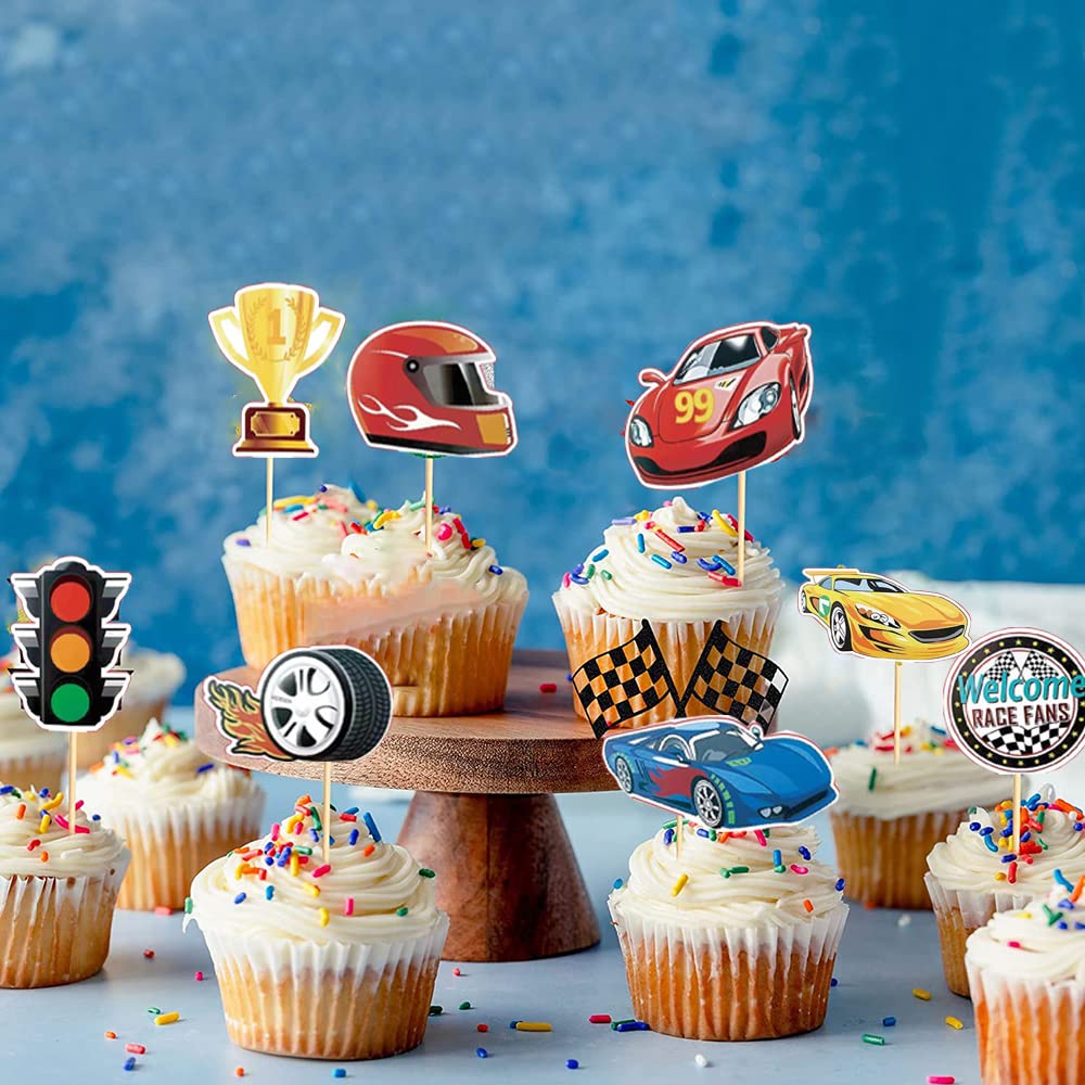 Cars Cupcake Design