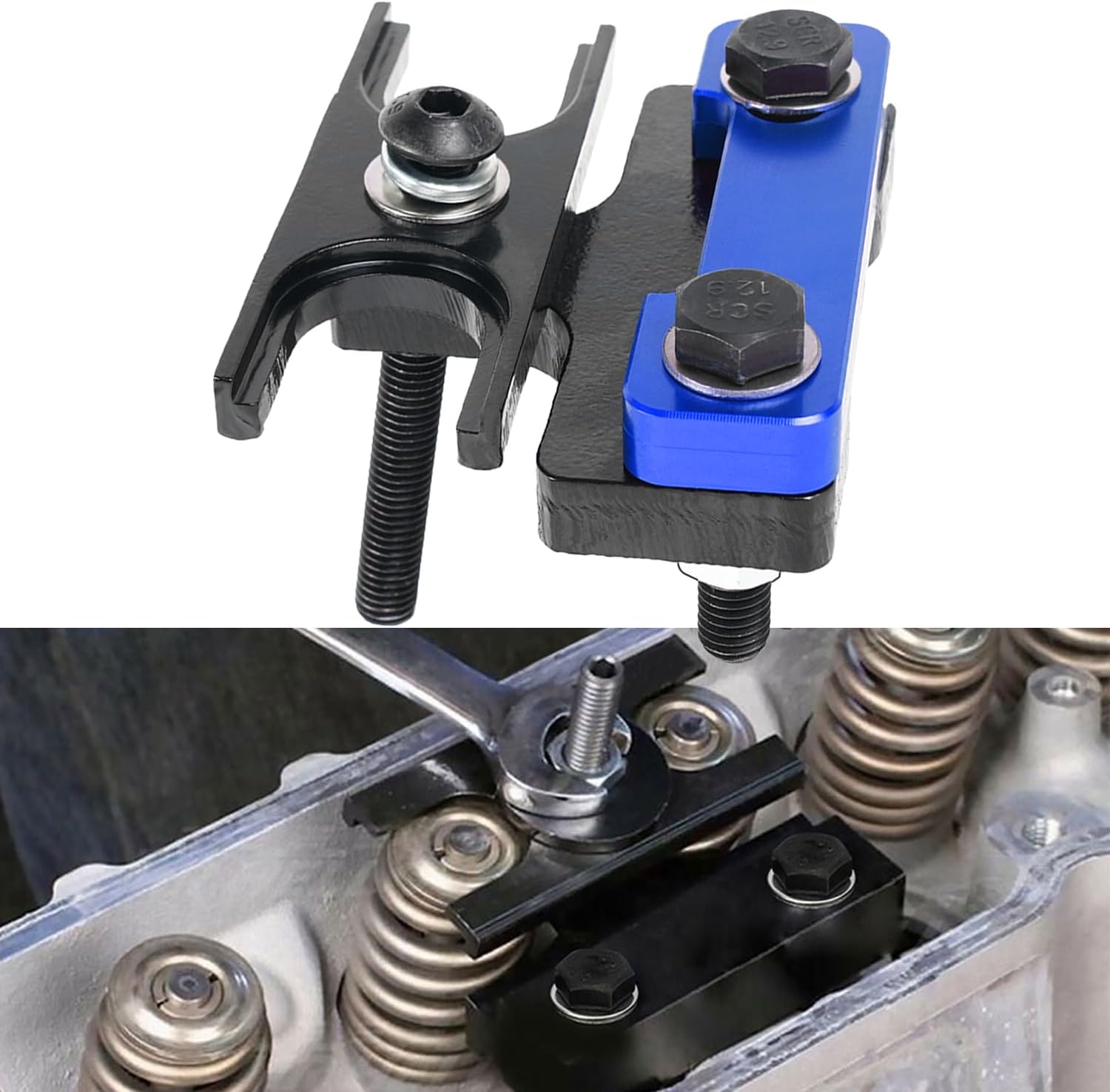 Amazon.com: KARTONMOTOR LS Valve Spring Compressor Tool,Valve Spring ...