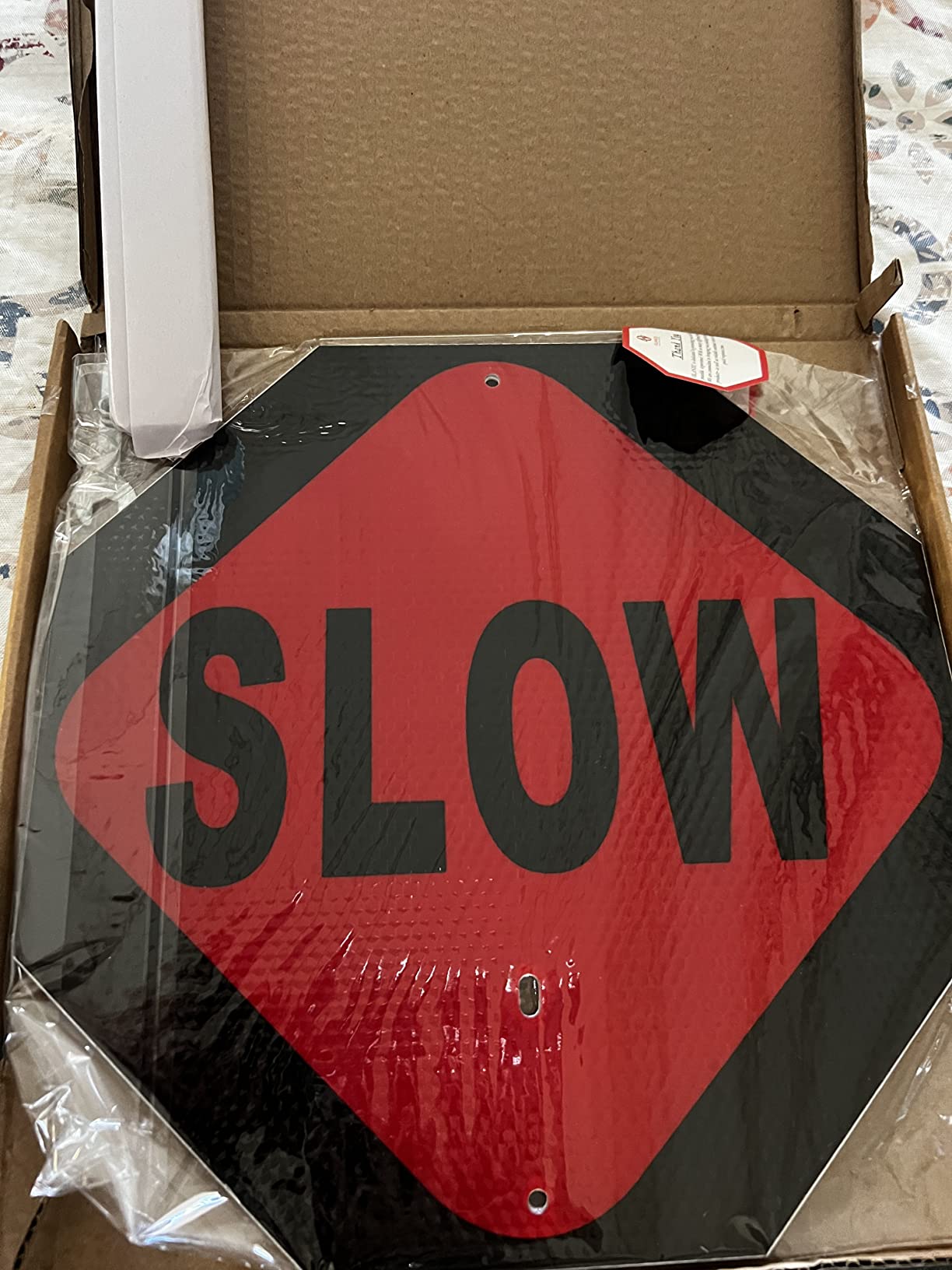 $1/mo - Finance OLANZU 2-Pack Stop Sign 12 x 12 Inches - Engineer Grade ...