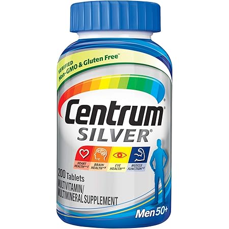 Amazon.com: Centrum Men`s Ultra Silver Tab 200 Count (2 Pack) : Health ...