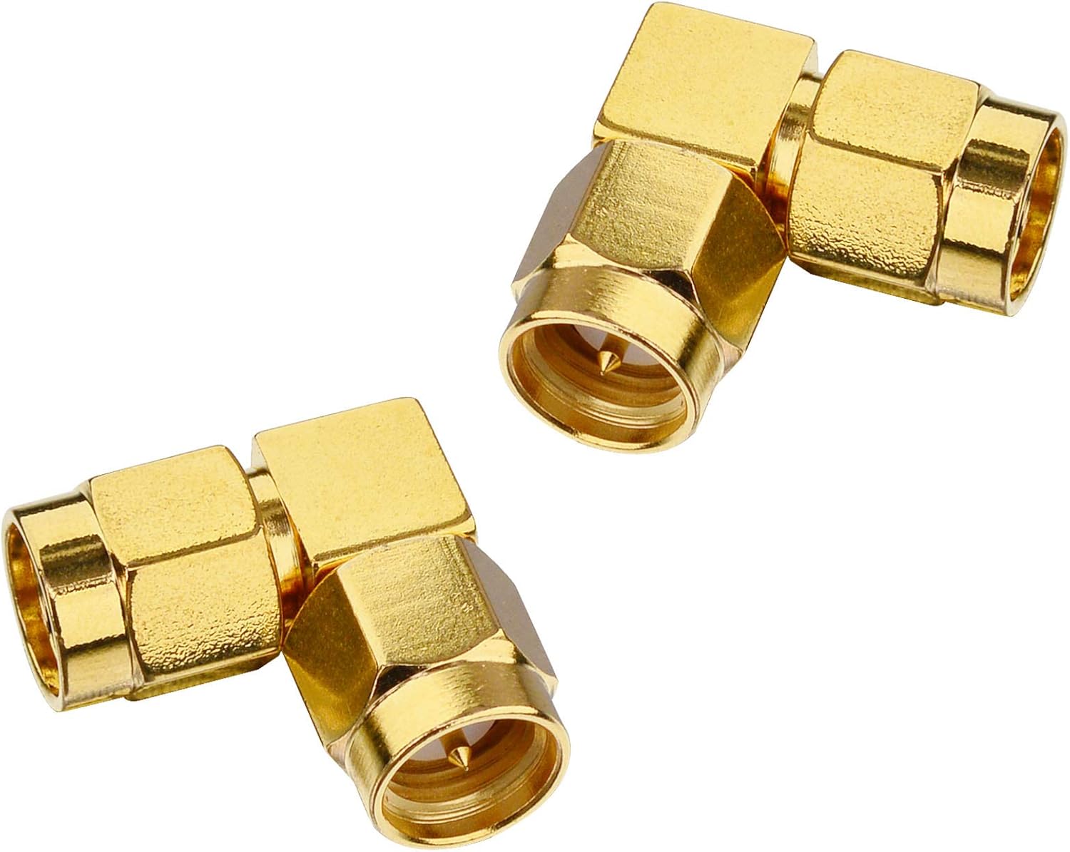 Kaunosta SMA Male to SMA Female Connector 90 Degree Right Angle ...