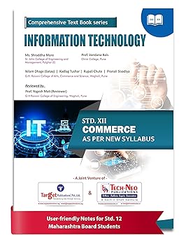 Buy Std 12 Information Technology IT | HSC Commerce Maharashtra State ...
