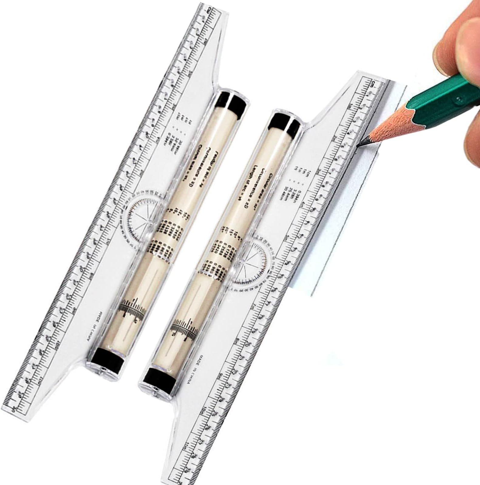 FKWKUW Righello Parallelo Rotante 15cm Professionale Righello Multiuso ...