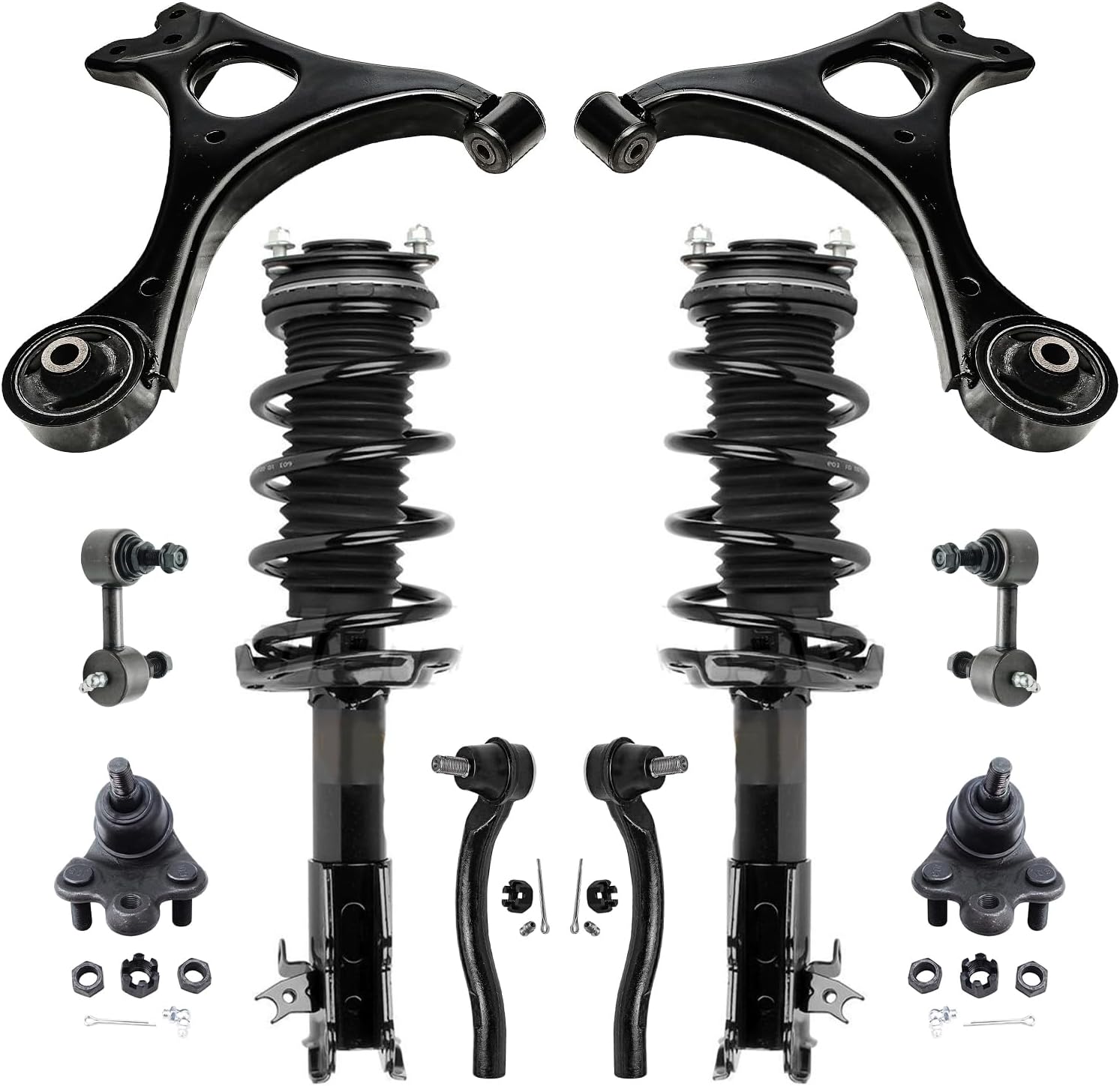 Amazon.com: Detroit Axle - Front Struts Kit for 2006-2011 Honda Civic 2 ...