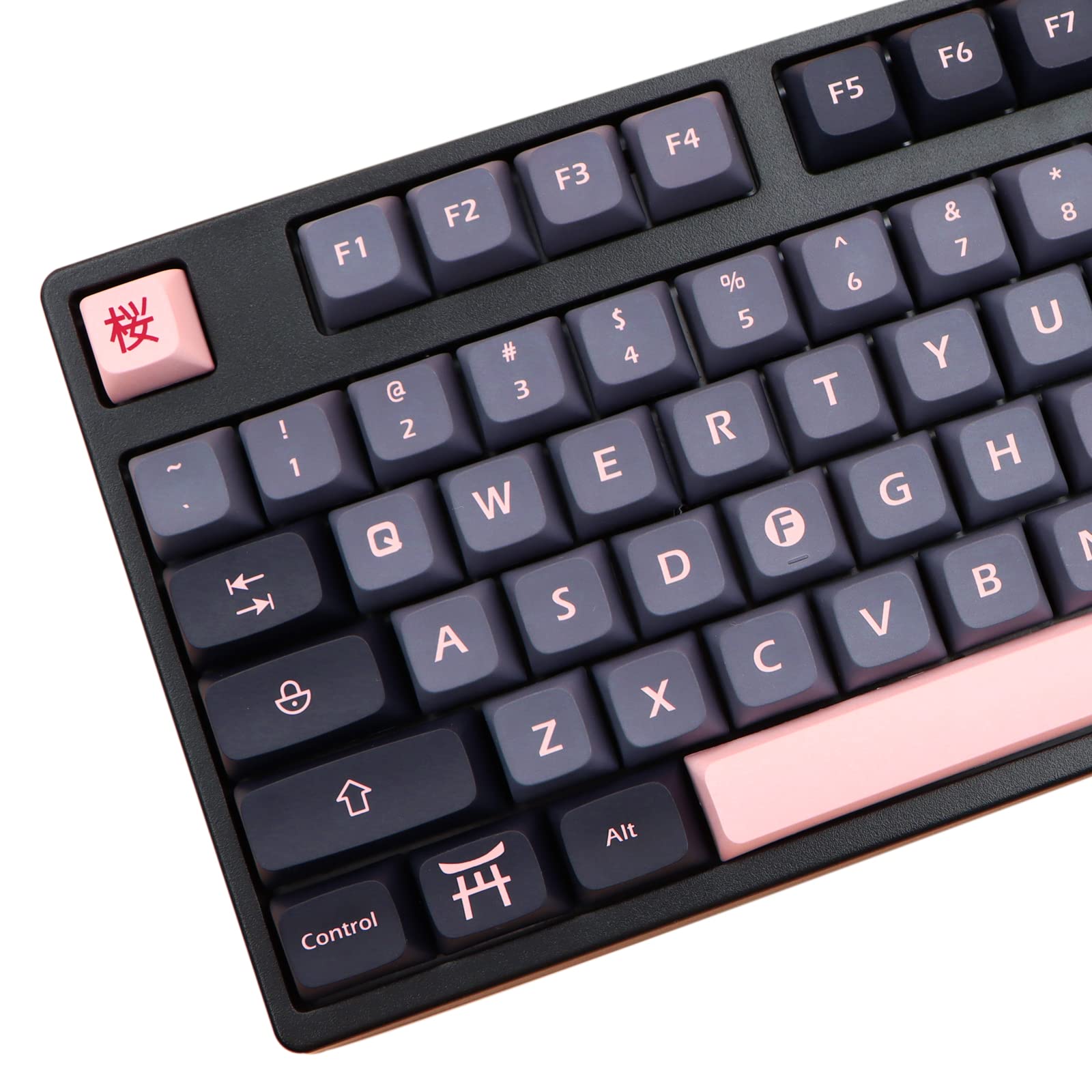 Buy MOLGRIA Keycaps 132 Set Night Sakura for Full Sized Keyboard ...