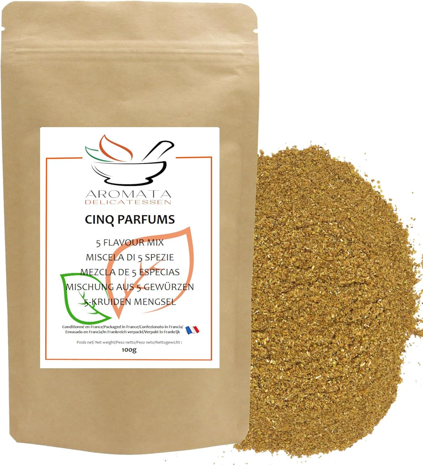 AROMATA – Mélange Cinq Parfums – 100 gr/Mélange d’épices/Cuisine ...
