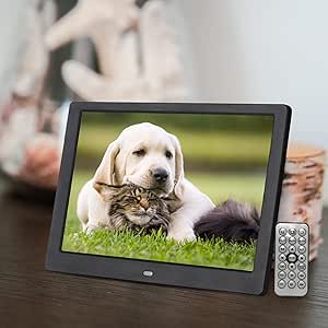 Yabumak Digital Photo Frame 10 inch Remote Control Digital Picture ...