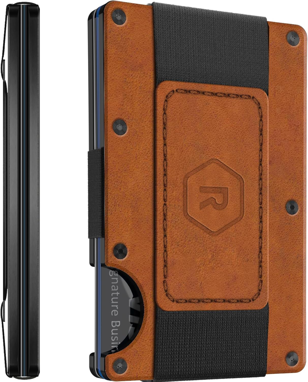 Amazon.com: Ridge Wallet for Men - Slim Minimalist Compact Wallet with ...