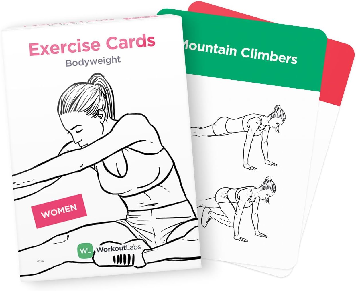Amazon.com : EXERCISE CARDS – Premium Visual Bodyweight Workout Cards ...