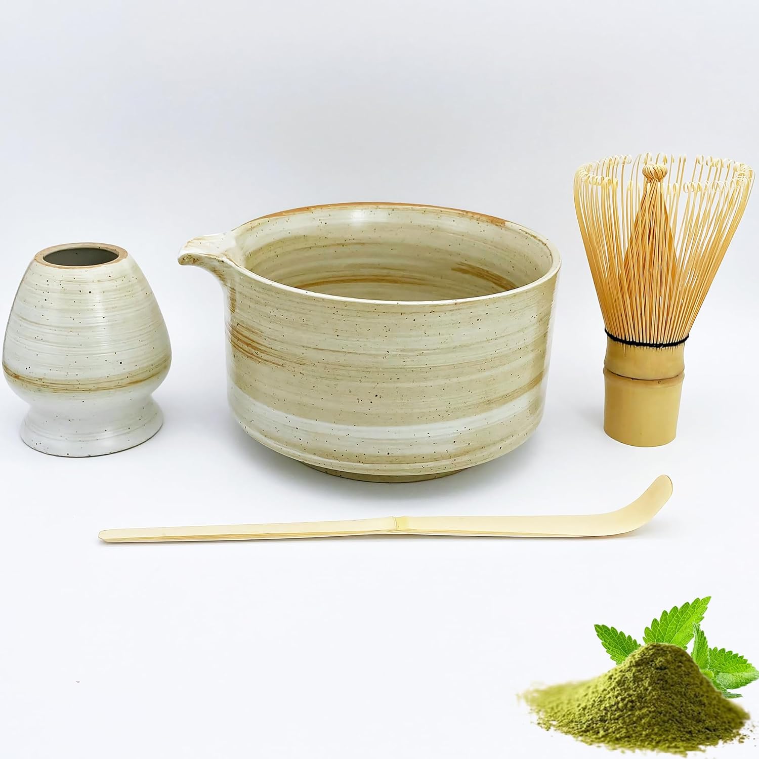 Amazon.com: YumKubis 4pcs Matcha Set, Japanese Matcha Kit with Whisk ...