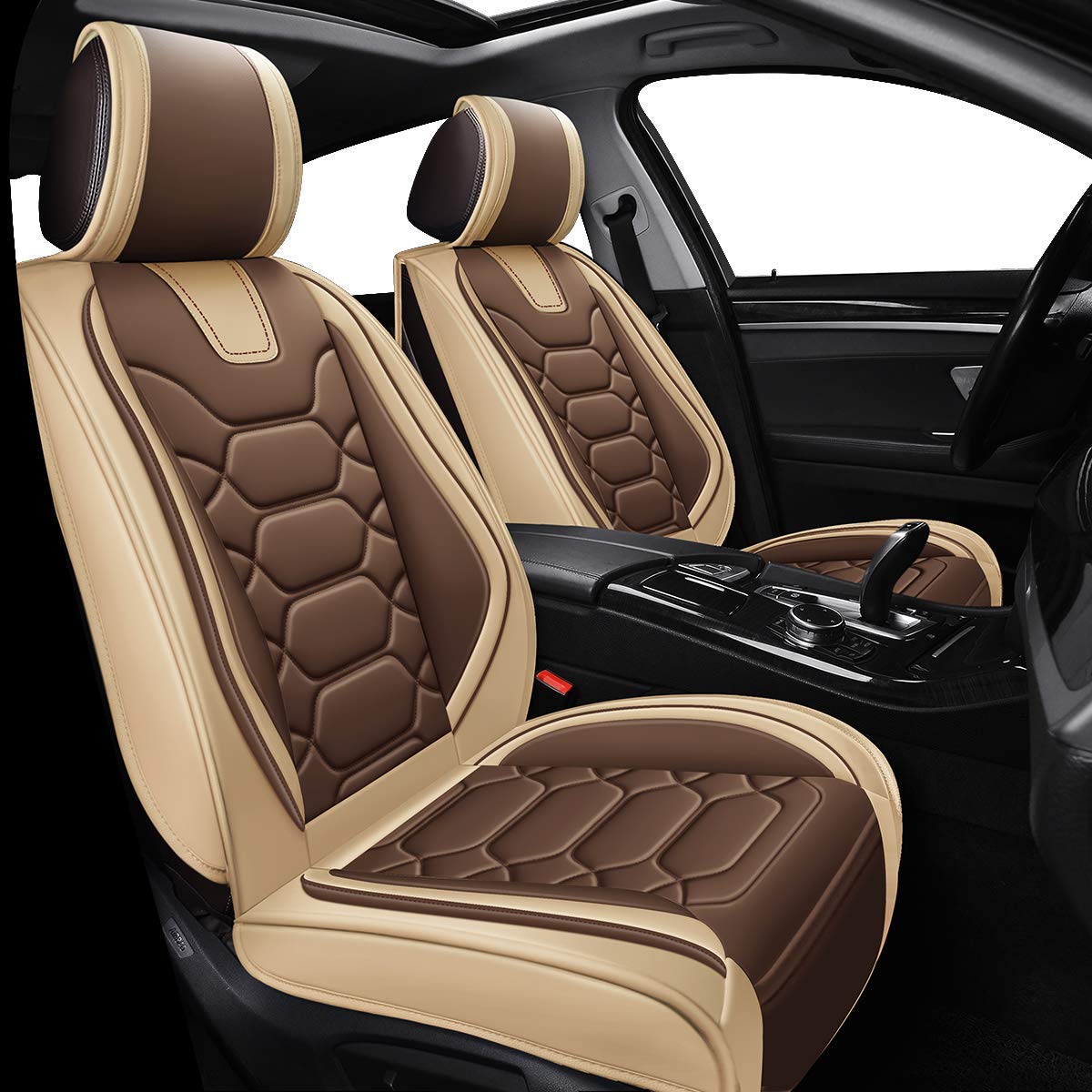 Snapklik.com : OASIS AUTO Car Seat Covers Premium Waterproof Faux ...
