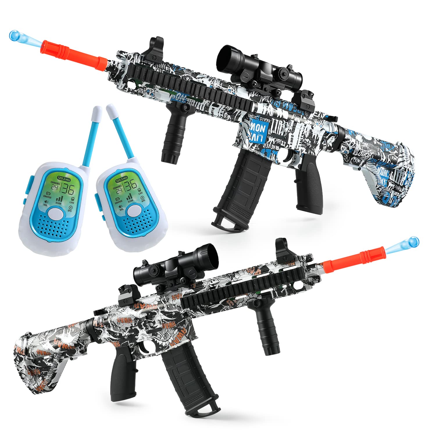 Buy Enjoyin Electric Foam Blaster Toy Play Set Including 2 M416 Gel ...