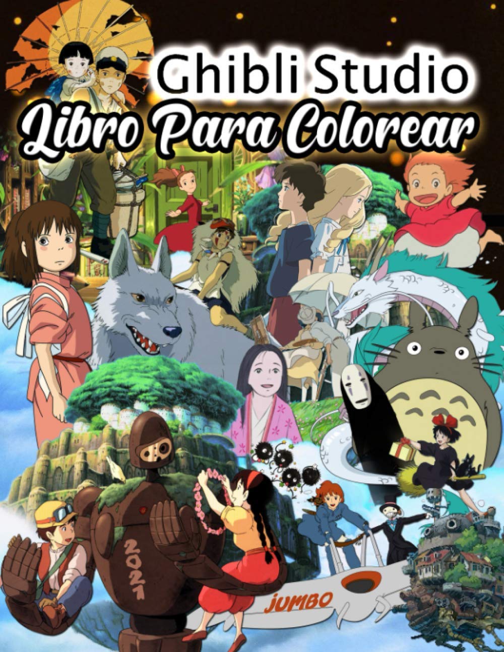 Buy Ghibli Studio Libro Para Colorear: Ghibli Studio 2021 Anime ...
