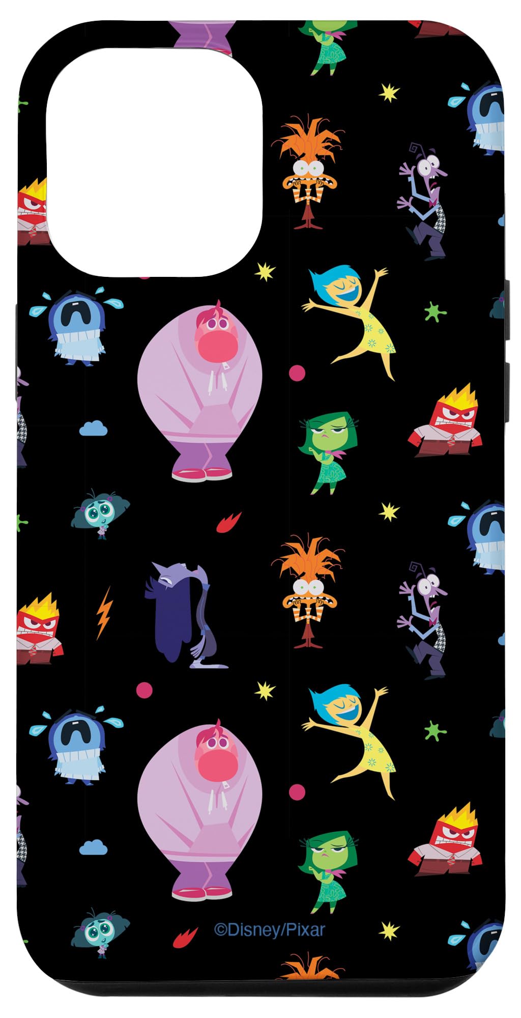 Snapklik.com : iPhone 14 Plus Disney And Pixars Inside Out 2 Emotions Pattern Case