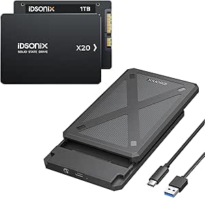 Amazon.com: iDsonix 1TB 2.5'' SATA Internal SSD & 2.5 inch Hard Drive ...