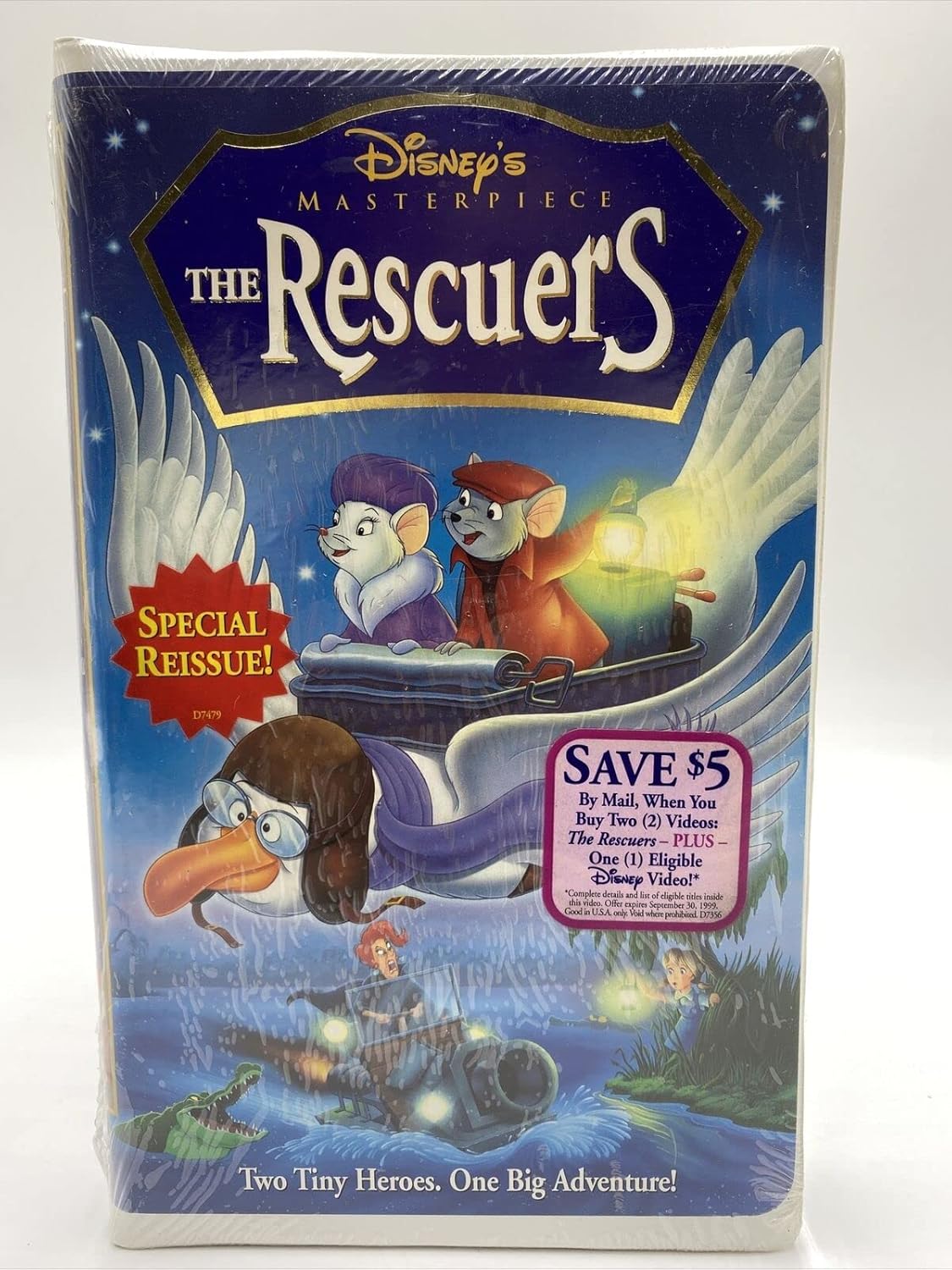 The Rescuers (Disney's Masterpiece) [VHS]: Amazon.co.uk: Rescuers: DVD ...