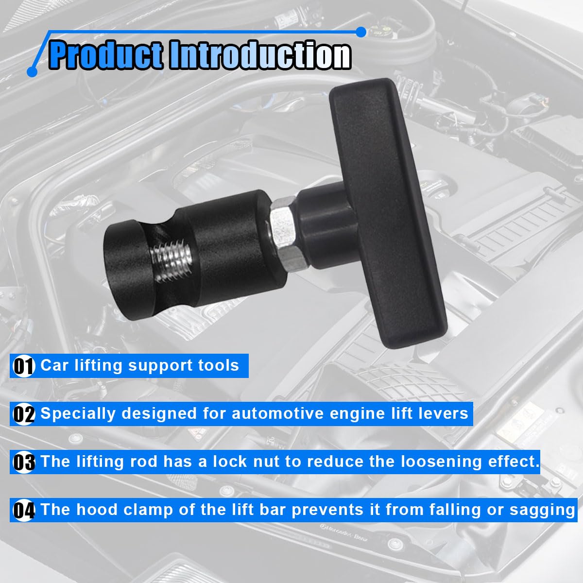 Snapklik.com : Lift Support Clamp For Car Hood, Hood Strut Shock Holder ...