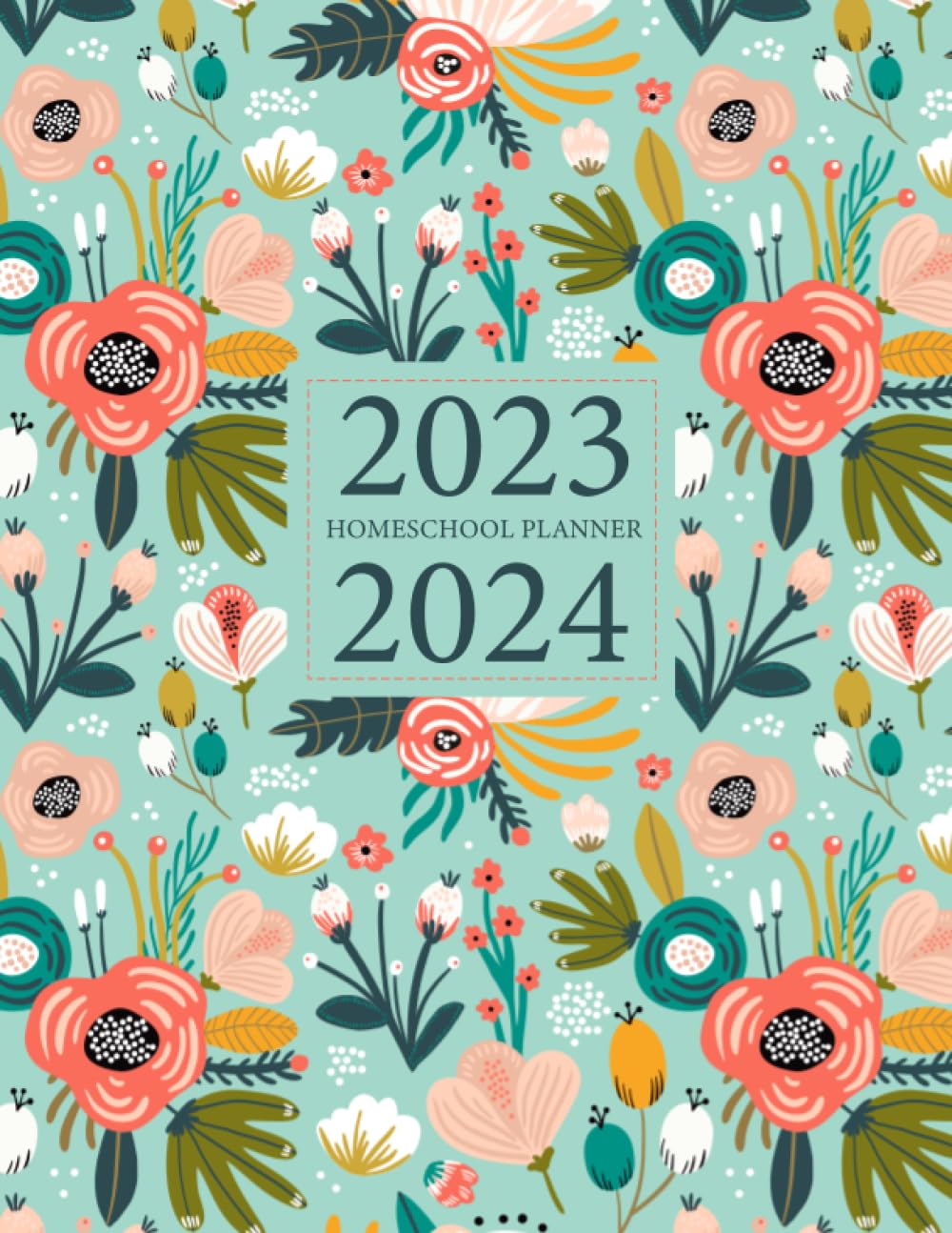 Homeschool Planner 2023-2024: Weekly & Monthly Lesson Record Book for ...