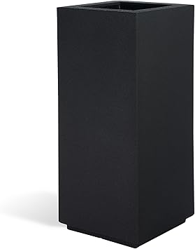 Amazon.com : PolyStone Kensington Tall Modern Outdoor/Indoor Column ...