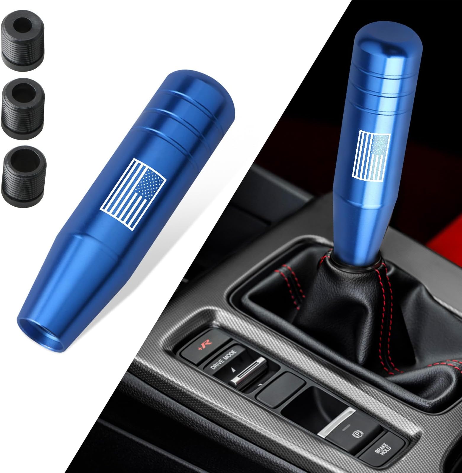 Amazon.com: awlbed 1 PC Car Shift Knob, American Flag Weighted Gear ...