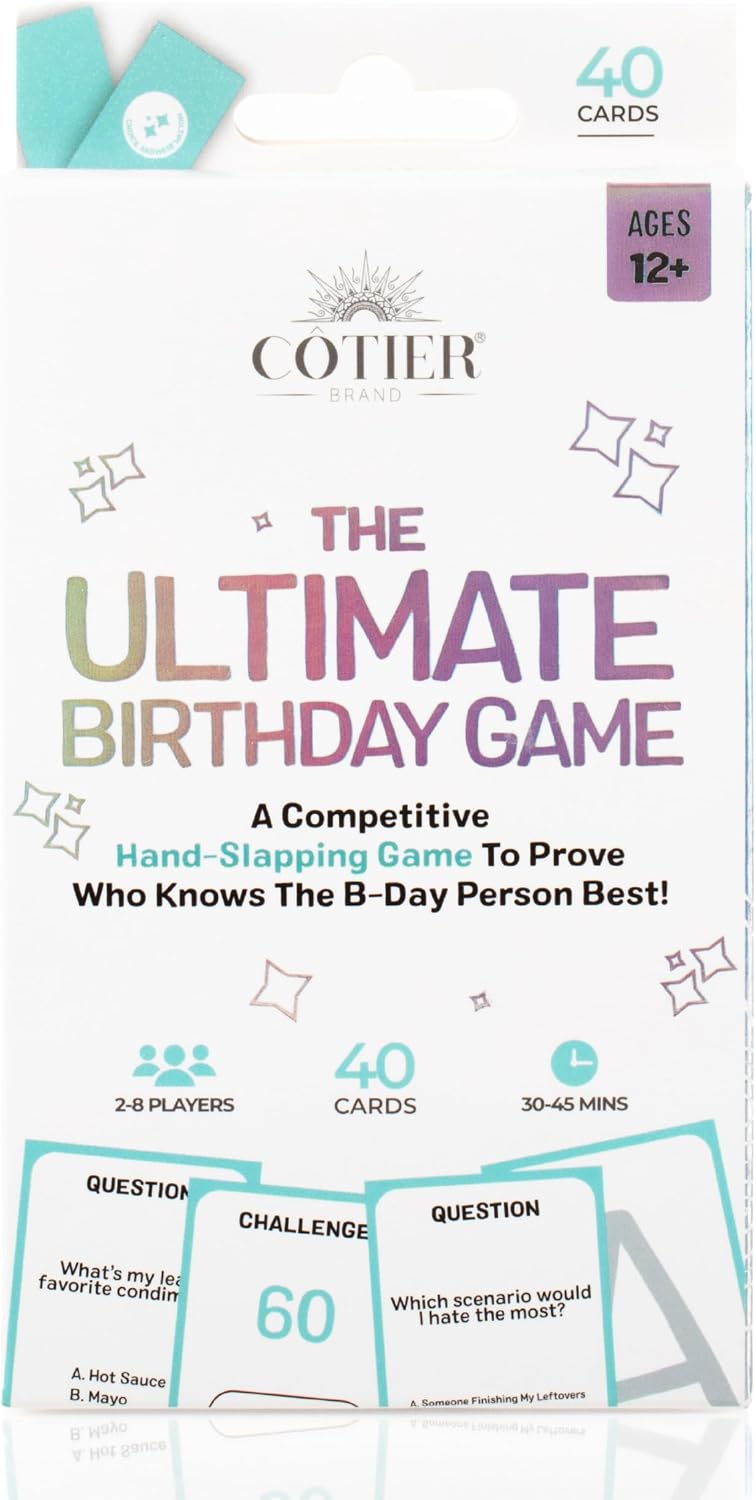 Amazon.com: Cotier The Ultimate Birthday Game - A Competitive Hand ...