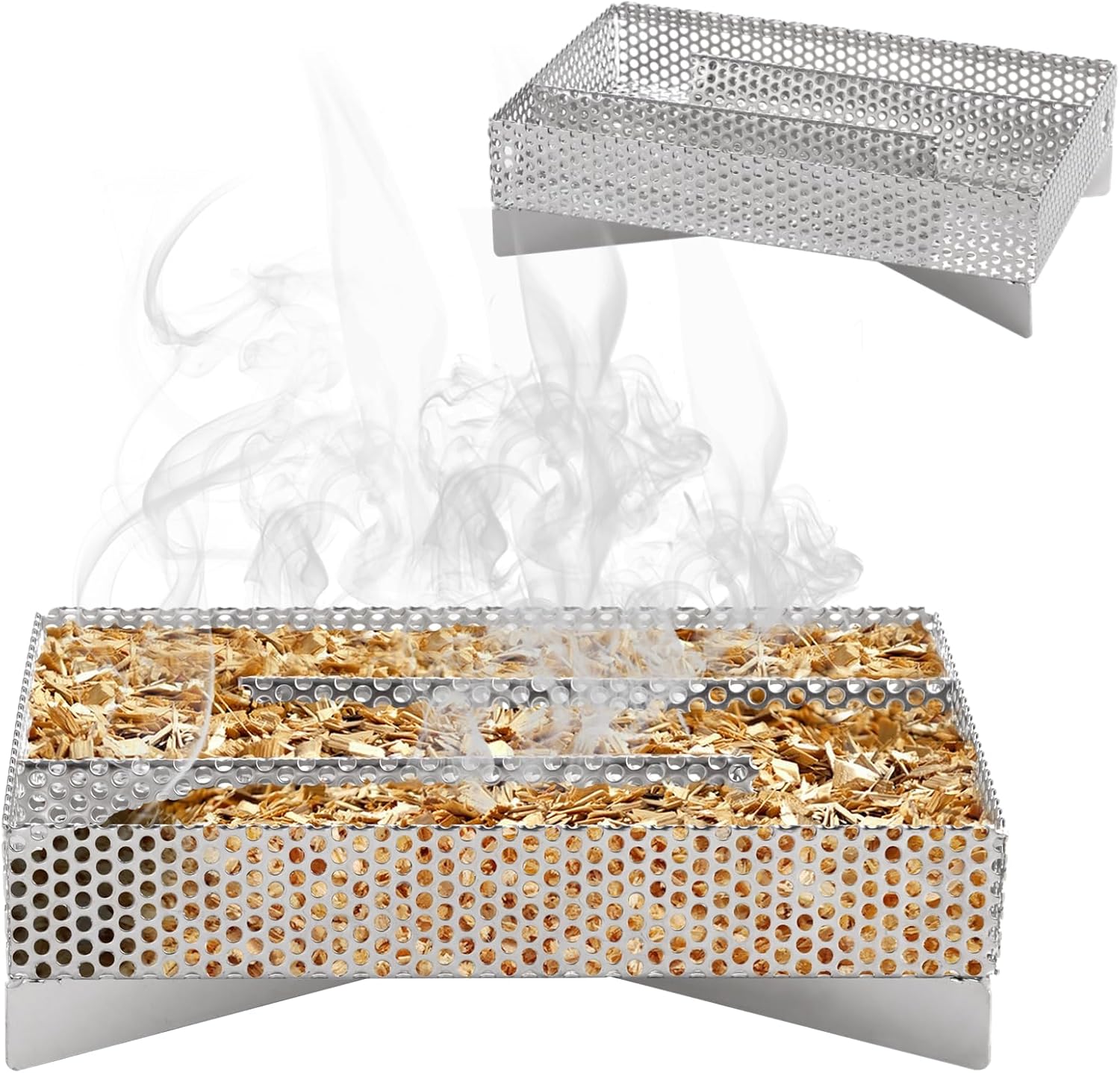 Amazon.com : Smoker Tray 12 Hours Pellet Maze Smoker Tray, 5 x 8 Inch ...
