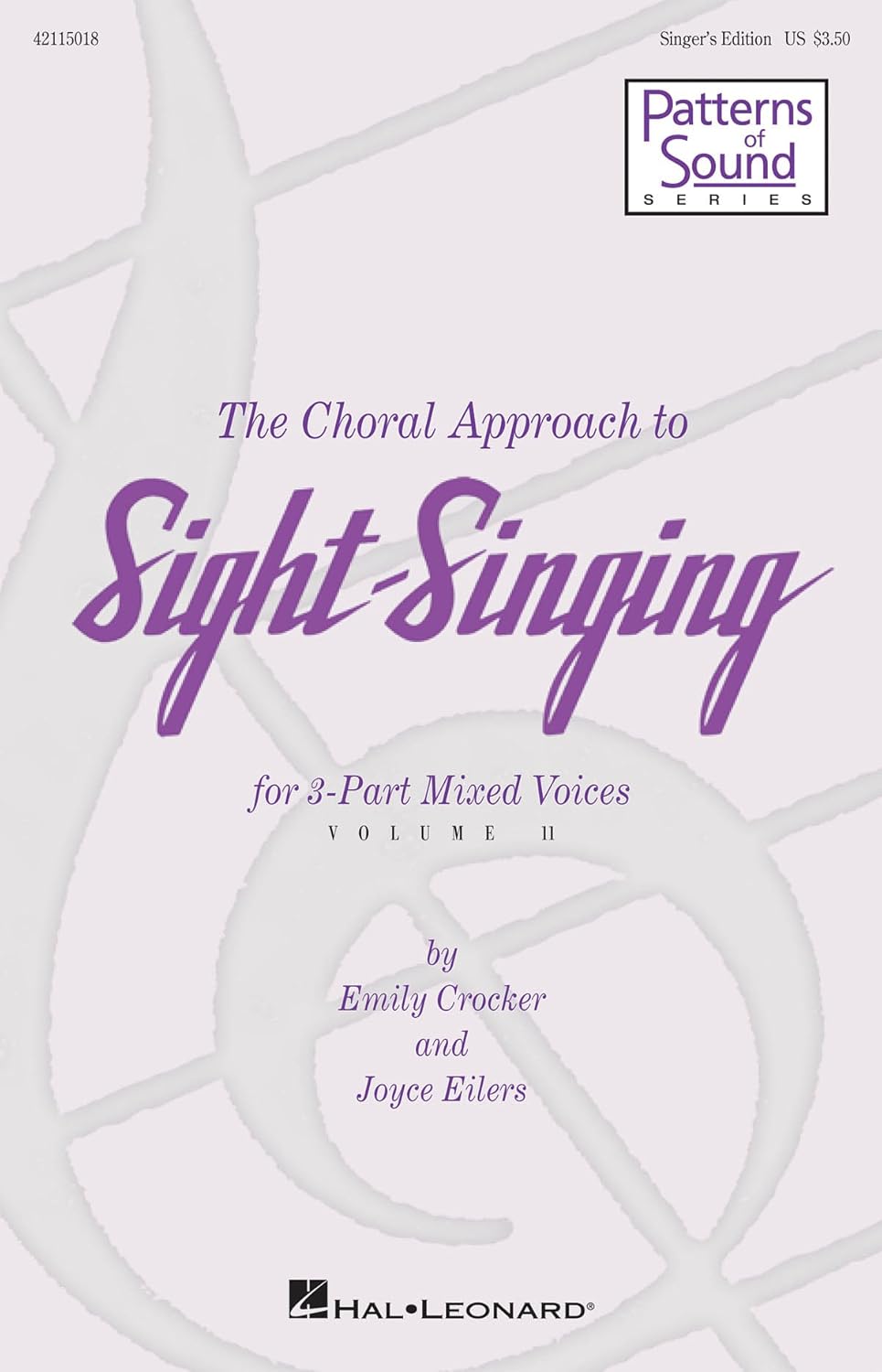 The Choral Approach to Sight Singing for 3-Part Mixed Voices, Vol. 2 ...