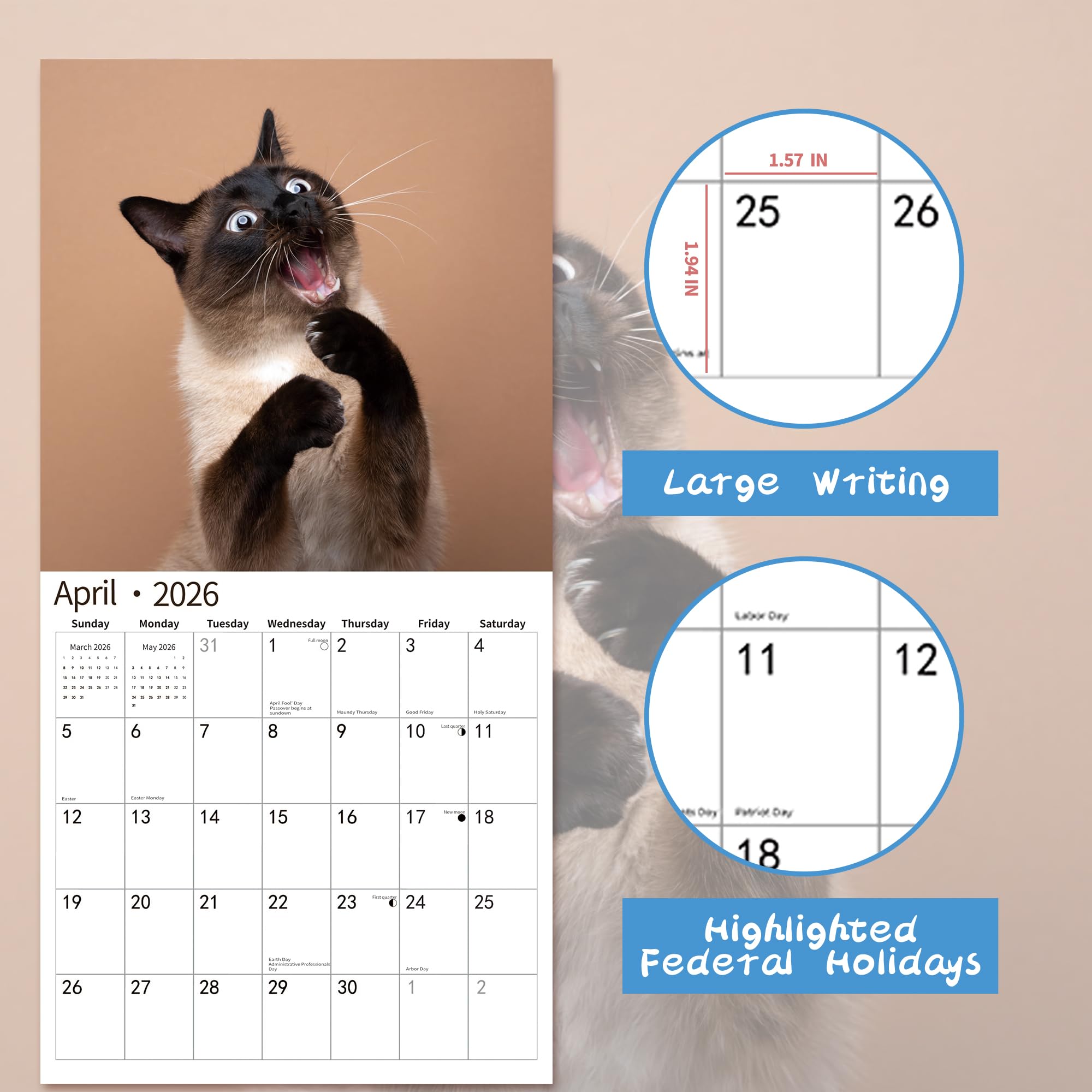 Snapklik.com : 2026 Wall Calendar,Funny Calendar 2026, November 2025 ...