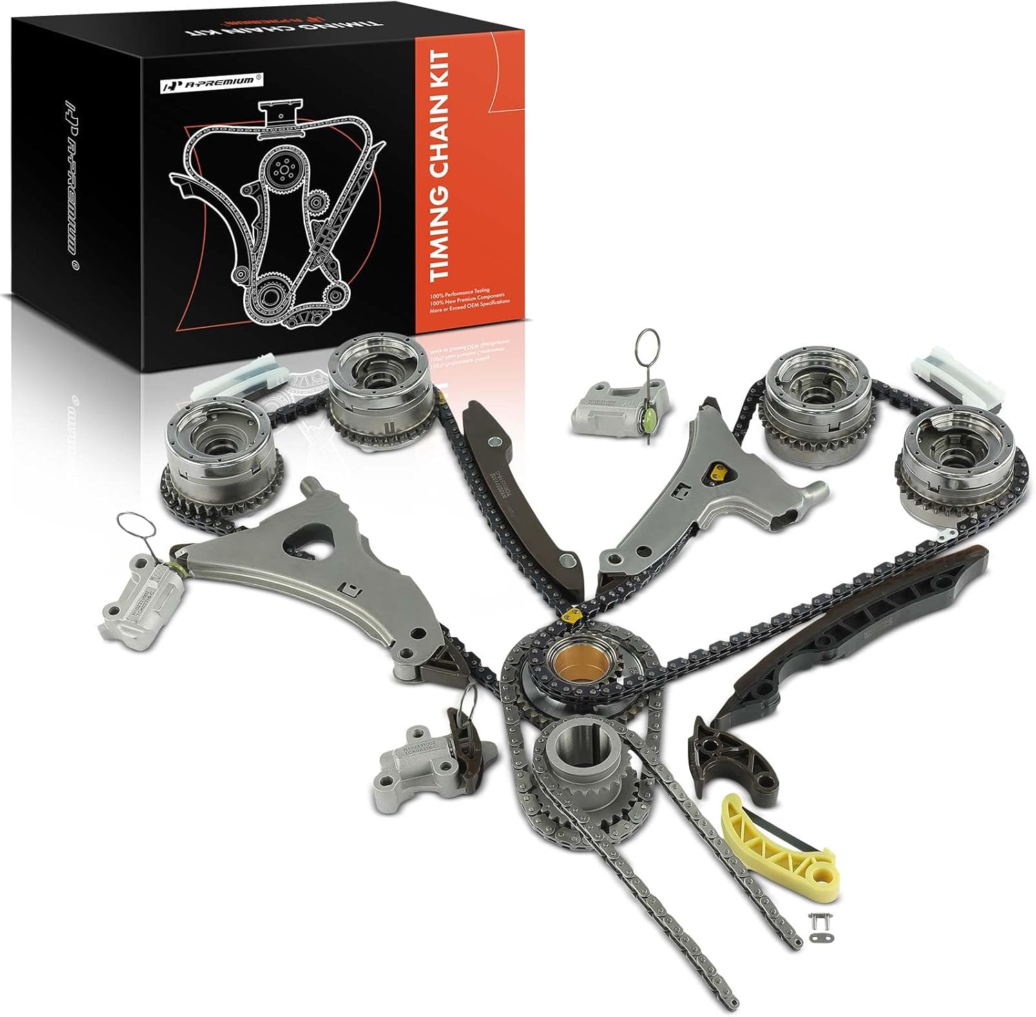 Amazon.com: A-Premium 21PCS Engine Timing Chain Kit W/Sprocket ...