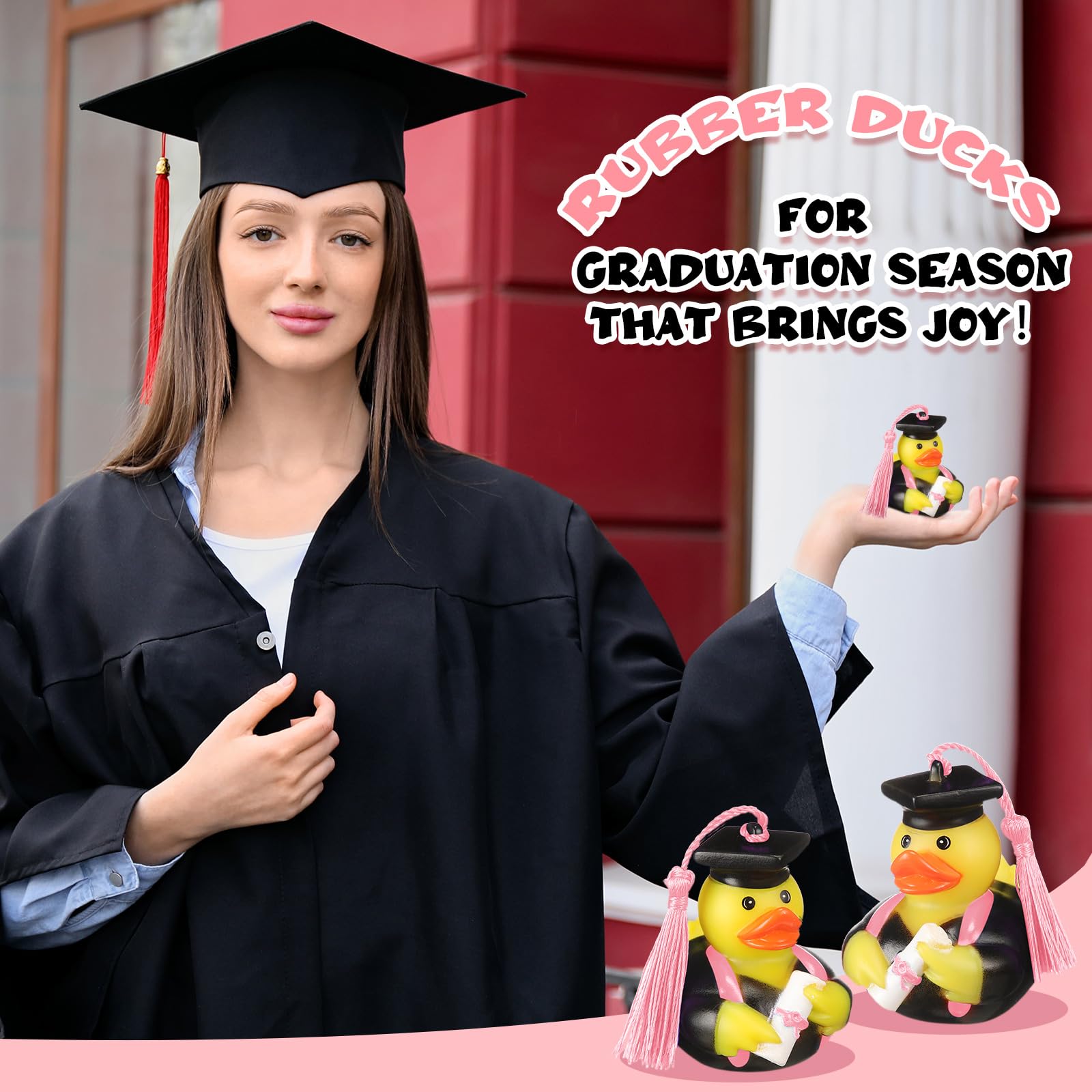 Snapklik.com : Lewtemi 24 Pcs Graduation Diploma Rubber Ducks 2024 Grad ...