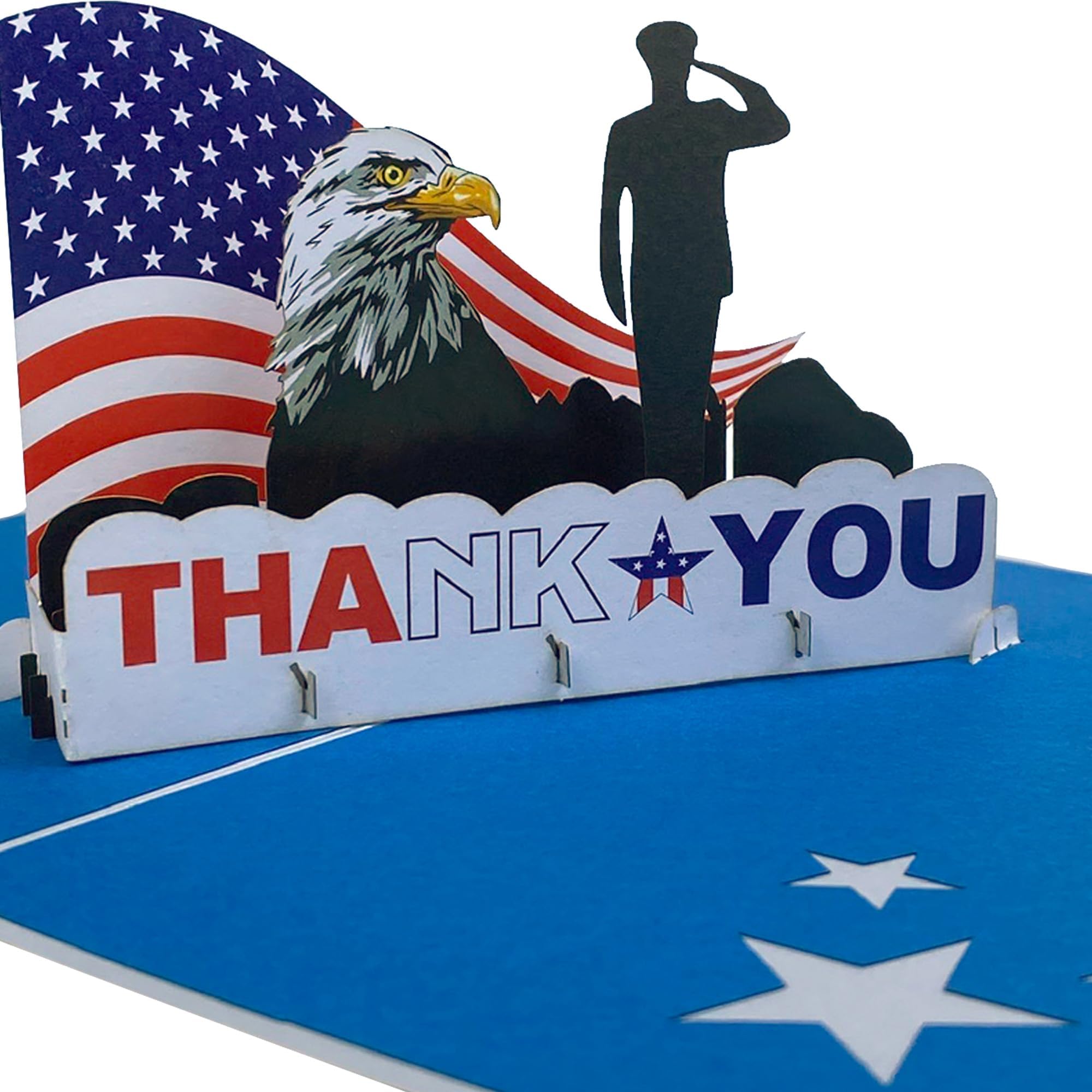 Amazon.com : Whitman and Daughter Patriotic Thank You for Your Service ...