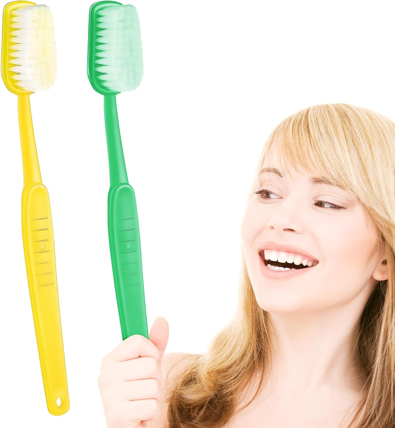 Amazon.com: 2 Pack 15.75x1.57 Inches Giant Toothbrush Props, Oversized ...