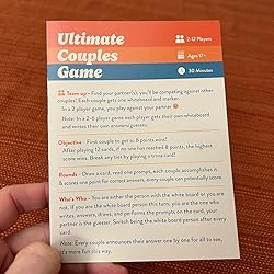 Amazon.com: Ultimate Couples Game - Fun Party Game for Adults and ...