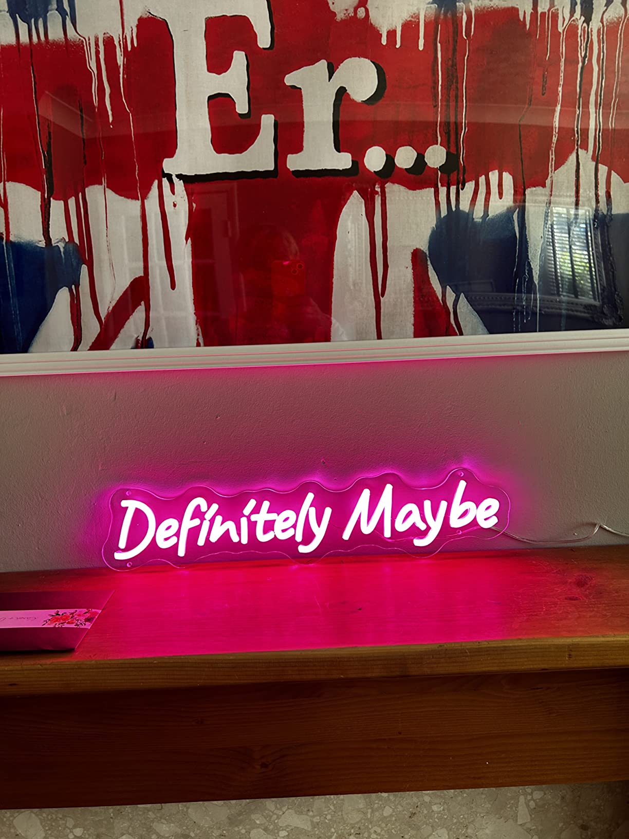 Personalised Neon Sign - Dimmable Neon Light Sign Home Wall Decor with ...