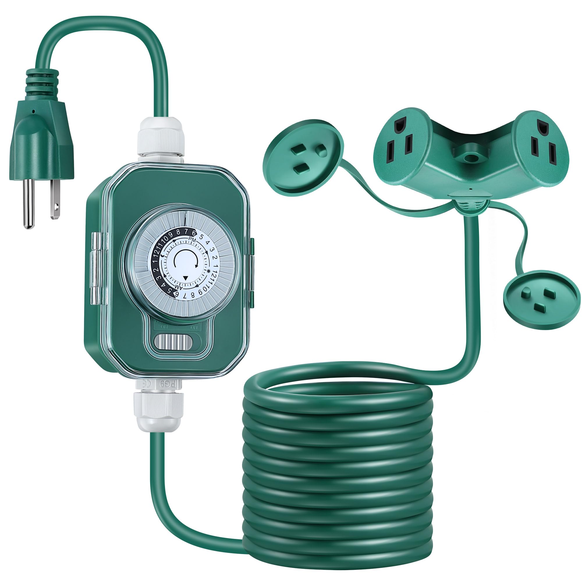 Outdoor Extension Cord With Timer The Outdoor Christmas Decorator's