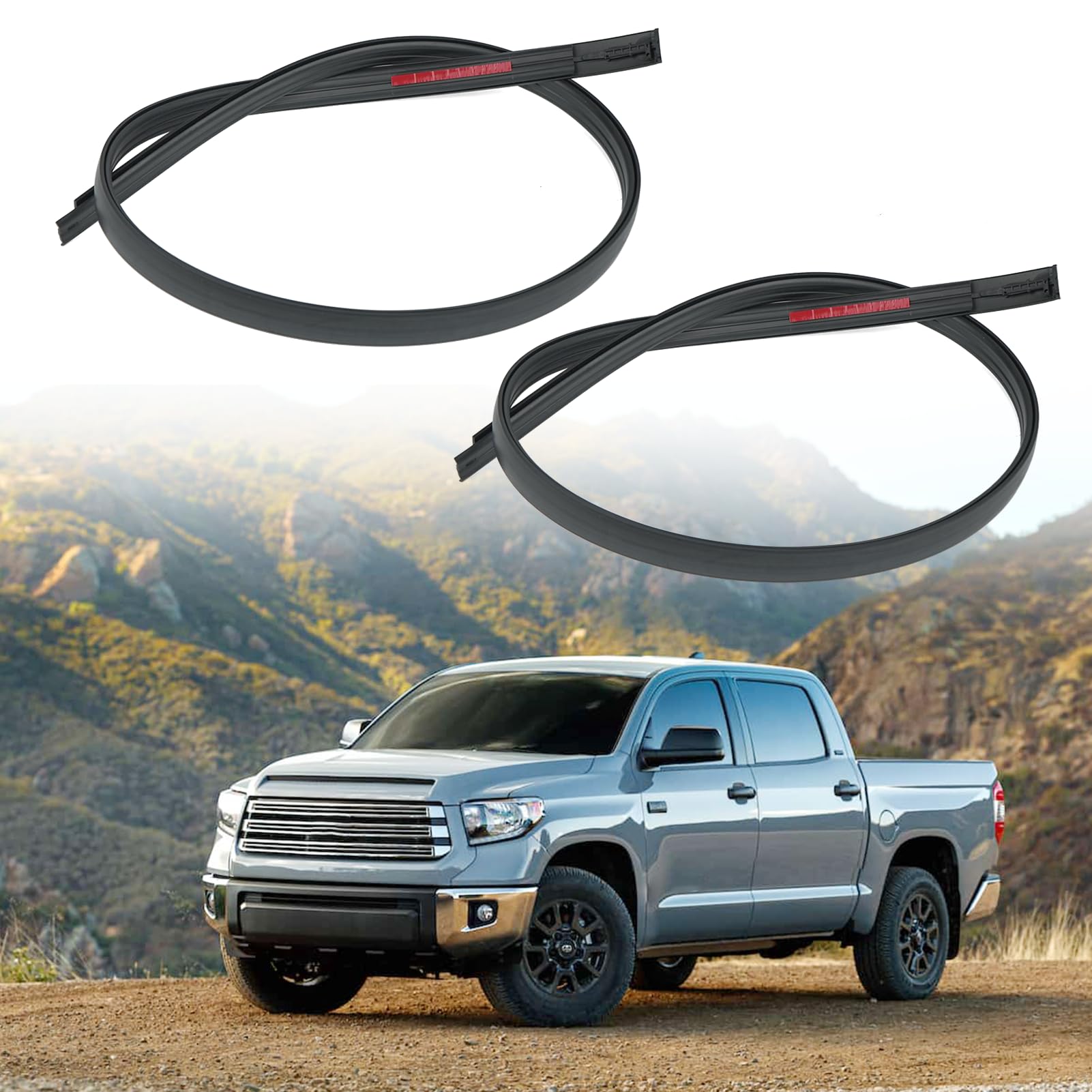 GOMADEIT Driver and Passenger Roof Molding fits for Toyota Tundra ...