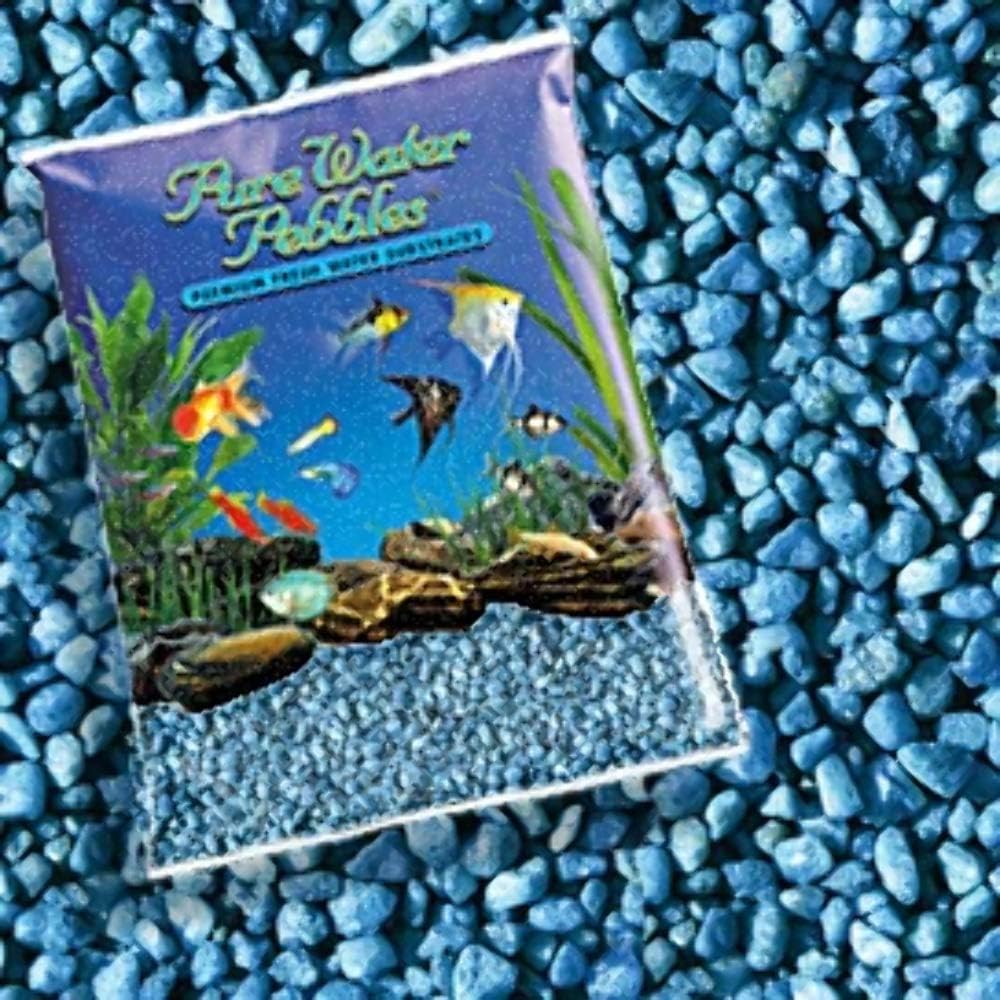 Amazon.com : Pure Water Pebbles Aquarium Gravel, 5-Pound, Turquoise ...